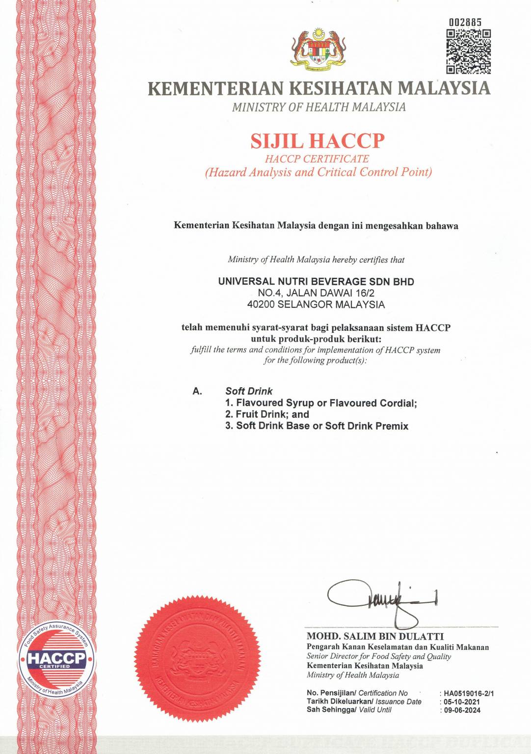 Awards & Certificates - Nutribev